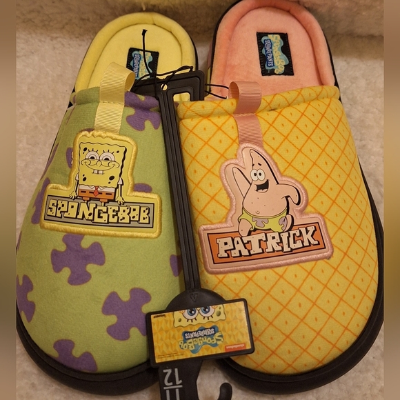 Shoes | Spongebob And Patrick Slippers | Poshmark